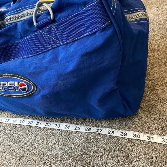 Pepsi | Bags | Vintage 98s Pepsi Blue Duffle Bag Detachable Zipper 2nd ...